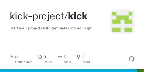 GitHub Kick Project Kick Start Your Projects With Templates Stored In Git