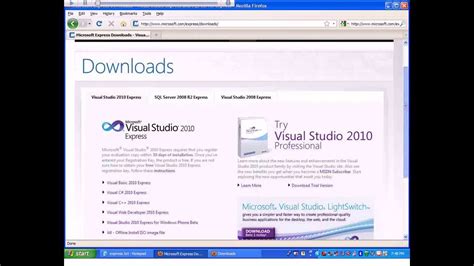 Installing Microsoft Visual C 2010 Windows Xp Youtube