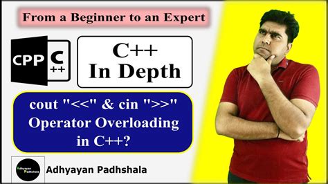 Lecture 315 Insertion And Extraction Operator Overloading C In Depth Tutorial For Beginners