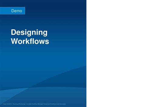 Ppt Arcgis Workflow Manager Advanced Workflows And Concepts