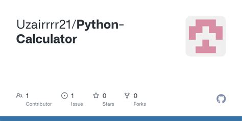 Github Uzairrrr21python Calculator