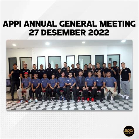 Appi Annual General Meeting 2022 Asosiasi Pesepakbola Profesional