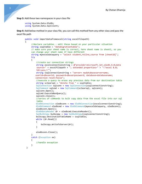 Excel To Sql Server Pdf