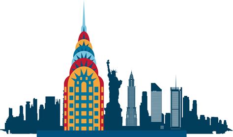 New York City Silhouette Vector At Getdrawings Free Download
