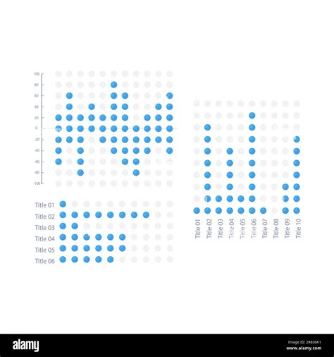 Dot Plot Infographic Chart Design Template Set Stock Vector Image And Art