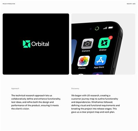 Orbital Lab Web Application Design Behance