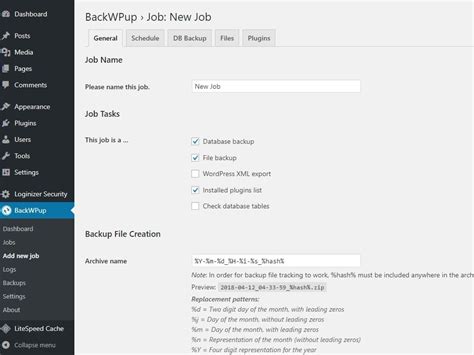 Using Backwpup Wordpress Backup Plugin With Ftp Storage
