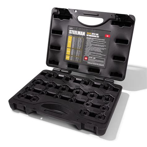 Steelman 60776 20 Piece Sae Split Die Thread Chaser Bolt Repair