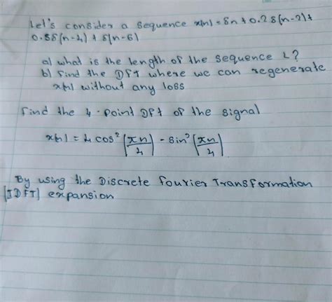 Solved Lets Consider A Sequence Xin Sn 028 N 21 058