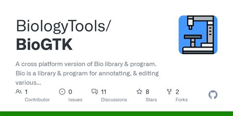 GitHub BiologyTools BioGTK A Cross Platform Version Of Bio Library Program Bio Is A