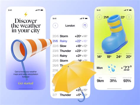 Weather App Concept Weather Map Best Weather App Weather Mobile