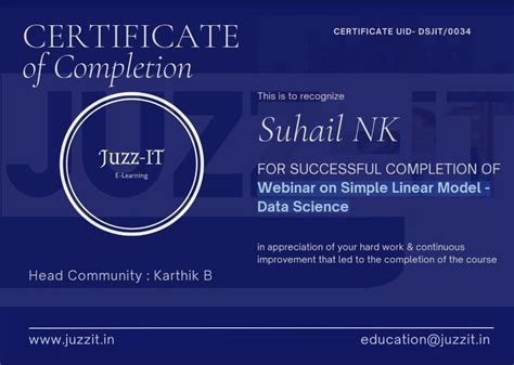 Suhail N K On Linkedin Datascience Linearmodels Juzziteducation