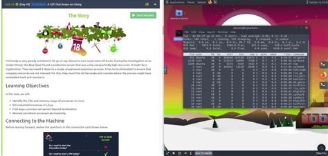 Tryhackme Adventofcyber2023 Cybersecurity Linuxforensics Threathunting Simplycyber
