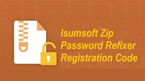 Isumsoft Zip Password Refixer Registration Code Free Download Word
