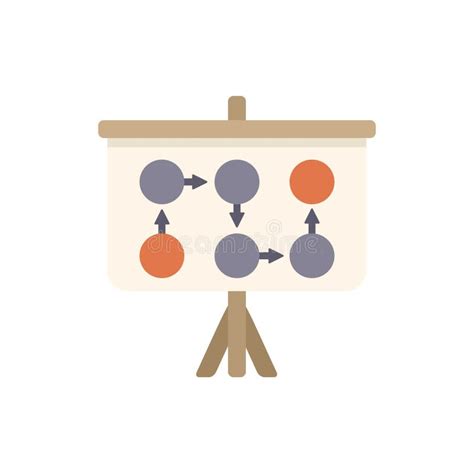 whiteboard showing algorithm for machine learning process stock vector illustration of icon