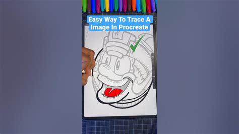 Best Way To Trace A Image 😍 Procreate Art Procreate Shorts Youtube
