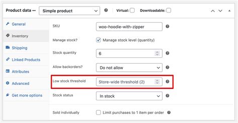 Woocommerce Low Stock Notification Per Product Shop Plugins