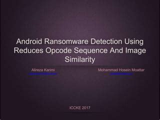 Android Ransomware Detection PPT