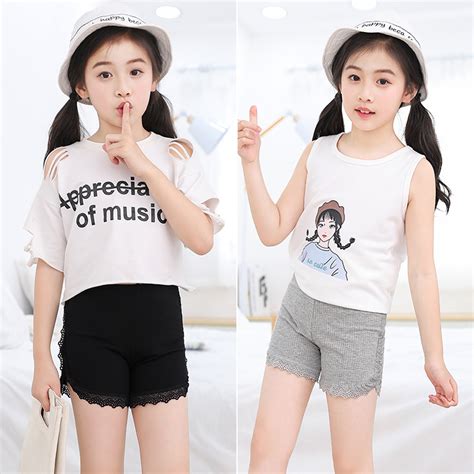 女童安全裤夏季薄款纯棉儿童防走光加档内裤小女孩外穿短裤打底裤 虎窝淘