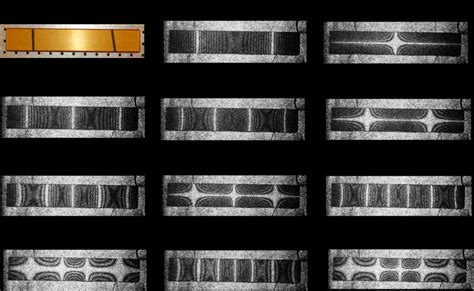 Electronic Speckle Pattern Interferometry Images Showing Vibrational