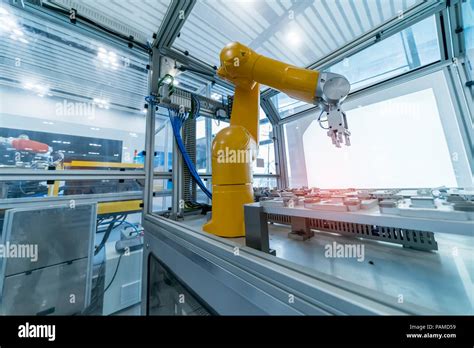 robotic and automation system control application on automate robot arm