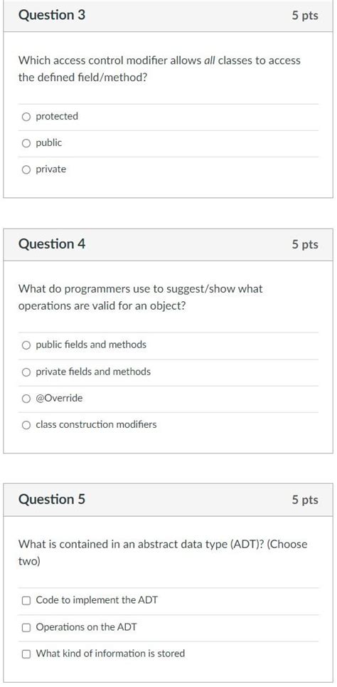 Solved Question Pts Given The Following Code To Create A Chegg Com