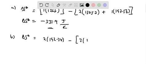 ⏩solveduse Data From Appendix G To Calculate The Standard Entropy