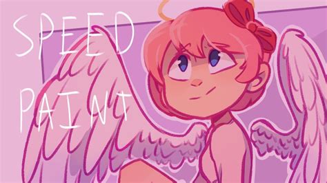 Speedpaint Angel Sayori Ddlc Read Desc Please Youtube