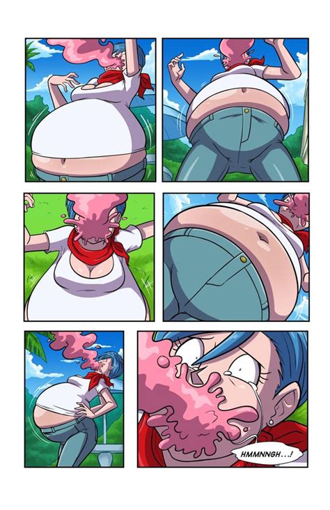 Bulma Buu Girl Inflation 2 Axel Rosered Bulma Buu Inflation
