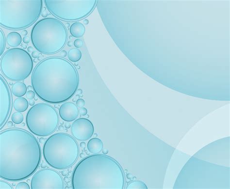 Circle Particle Blue Abstract Background