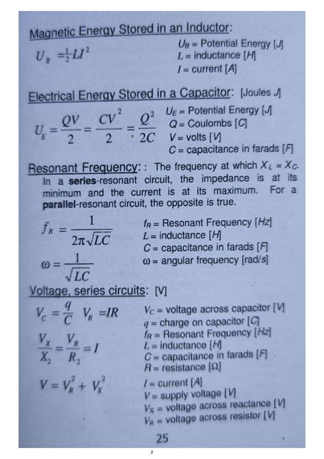 SOLUTION Imp Physics Formula Studypool