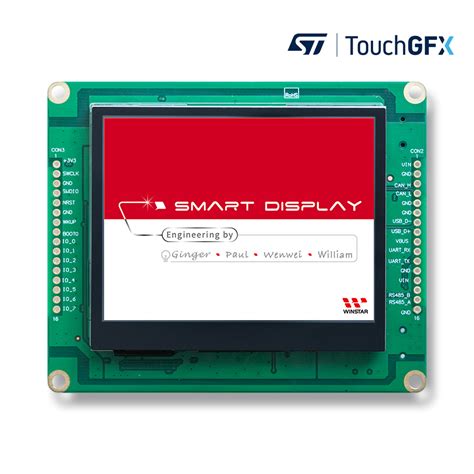 Smart Display 35 Inch Can Bus Tft With Projected Capacitive Touch Custom Can Id Gpio