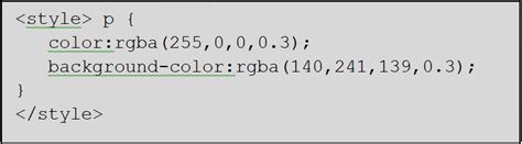 Rgba Values O Level Notes