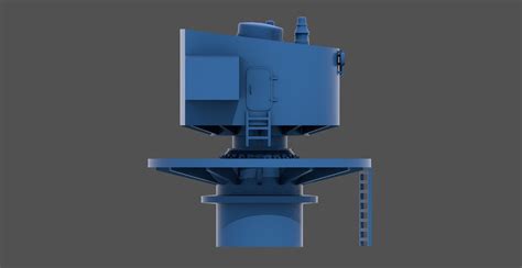 Artstation Littorio Class Aft Range Finder 1 200 Scale 3d Printing Resources