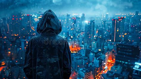 Hacker Computer Cybercriminal Criminal With A Jacket And A Hood Stock Footage Video Of Steal