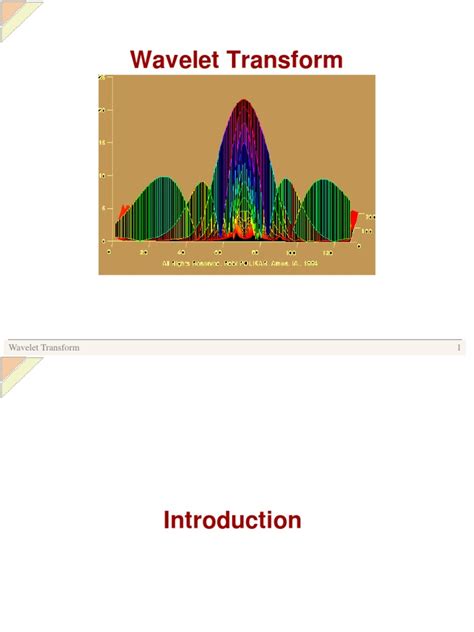 Wavelet Transform Pdf Wavelet Signal Processing