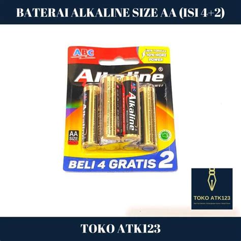 Jual Baterai Battery Alkaline Abc Aa Set Isi Pcs Di Seller Toko Atk Ploso Kota