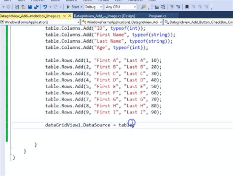 فیلم آموزش افزودن Combobox و چک باکس و عکس در Datagridview با سی شارپ C آموزش سی شارپ C Net