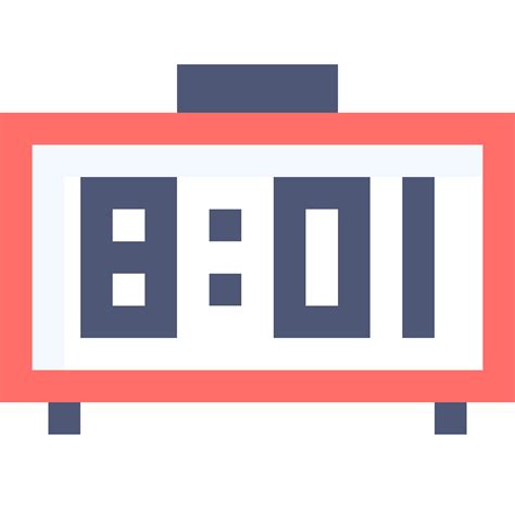 Digital Clock Generic Flat Icon