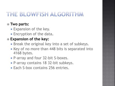 Ppt Blowfish Algorithm Powerpoint Presentation Free Download Id1173033