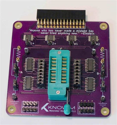 Memristor Discovery Board V1 X Knowm Org