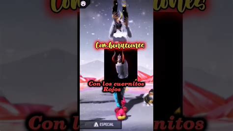 Conbinaciones Con Los Cuernitos Rojosfreefire Youtube