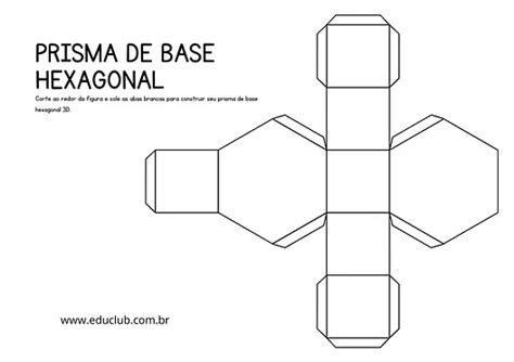 Prisma Hexagonal Para Montar Educlub
