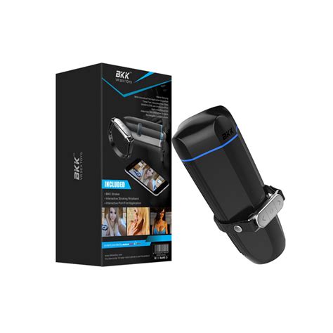 Adult Video Interactive Wireless Control Smart Stroking Wristband With Masturbation Cup Visual