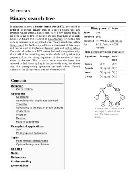 Binary Search Tree Pdf