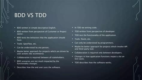 Tdd And Bdd Pptx