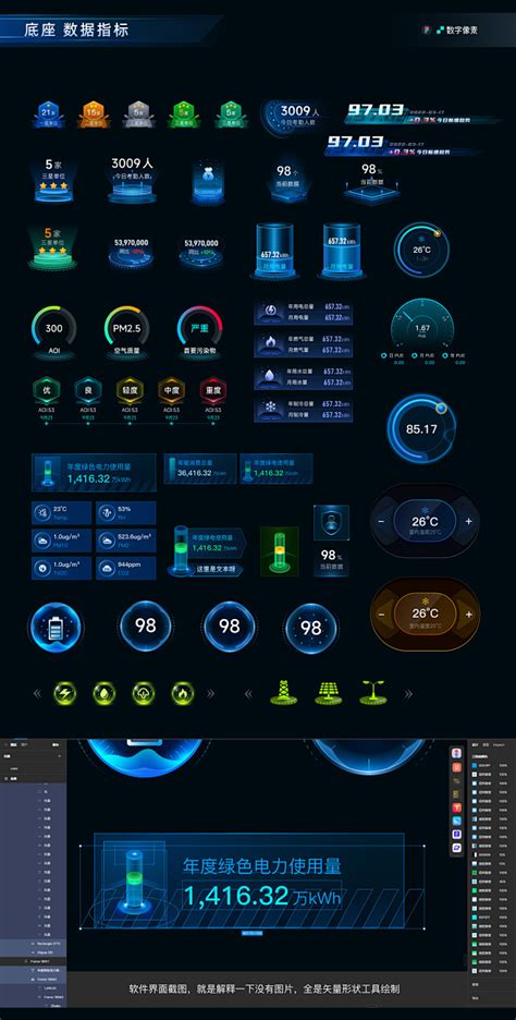 可视化组件库200
