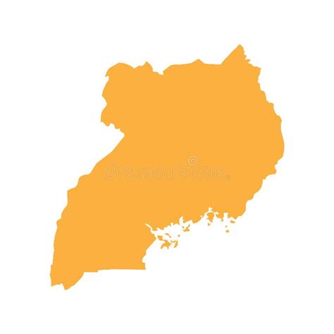 Uganda Map Icon Stock Vector Illustration Of Uganda