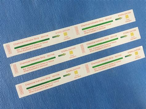 Medical Steam Indicator Class 4 Sterilization Strip Autoclave Sterilization Card Autoclave
