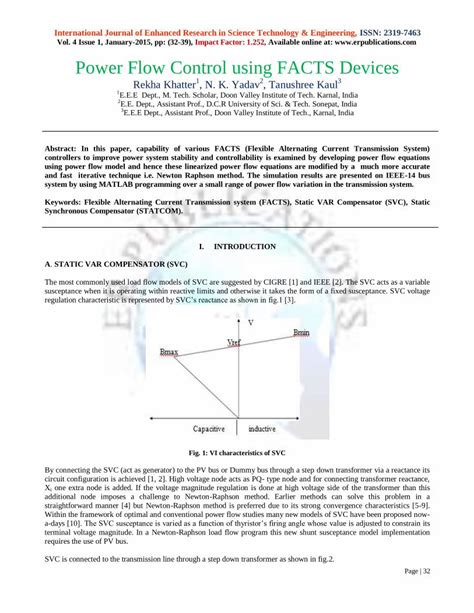 Pdf Power Flow Control Using Facts Devices Dokumen Tips